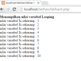 Belajar Looping Array Dan Fungsi Pada Php Gilacoding